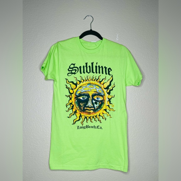 Shirts | Like Green Sublime Band Tshirt Nwt | Poshmark